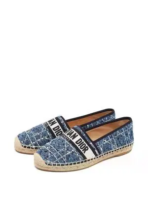 Dior Granville Espadrille Flats - Blue