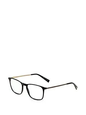 John Varvatos Square Frame Textured Arm Eyeglasses