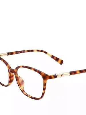Longchamp Tortoiseshell-effect Geometric Eyeglasses