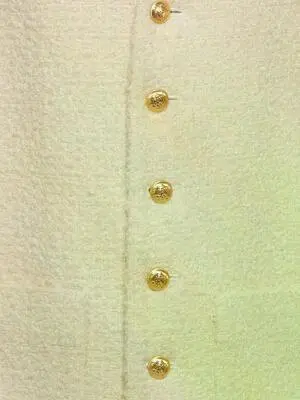 Celine Textured Tweed Button-front Jacket