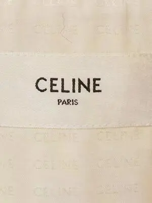 Celine Textured Tweed Button-front Jacket