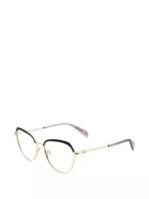 Rag & Bone Geometric-frame Glasses - Gold