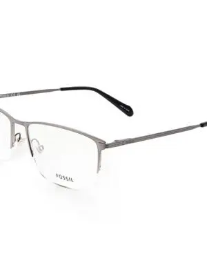Fossil Rectangle-frame Glasses - Silver
