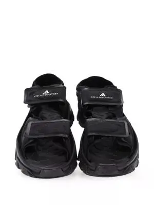 Stella McCartney X Adidas Hika Touch-strap Sandals - Black