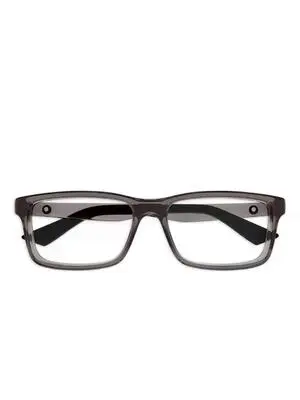 MONT BLANC EYEWEAR Rectangle-frame Glasses - Grey