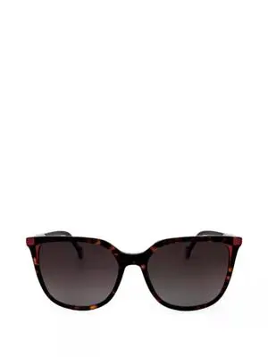 Carolina Herrera Tortoiseshell-effect Square-frame Sunglasses - Brown
