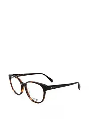 POLAROID Tortoiseshell-effect Round-frame Glasses - Brown