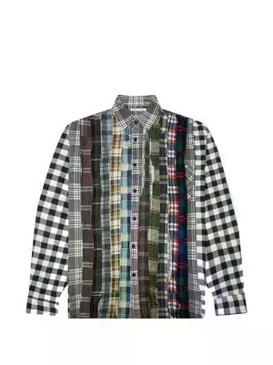 Needles Assorted Patchwork Flannel Shirt - Grey