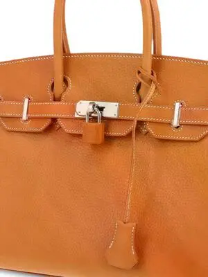 Hermès 2020 Birkin Grained Handbag - Brown