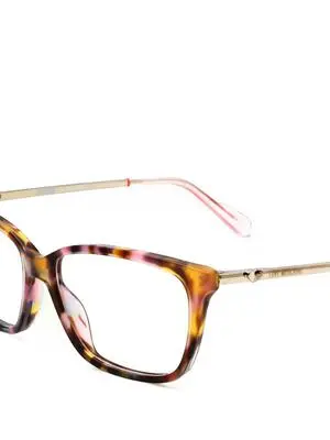 Moschino Tortoiseshell-effect Cat-eye Glasses