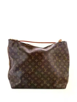 LOUIS VUITTON Sully Handbag Monogram Canvas Mm Hobo Bag