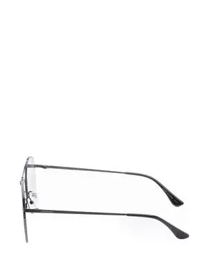 Calvin Klein Geometric-frame Sunglasses - Black