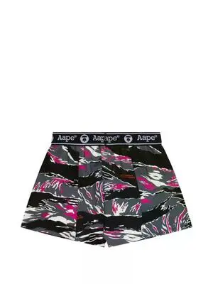 AAPE BY *A BATHING APE Moonface Camouflage-print Boxers