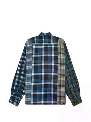 Needles Frill-trimmed Patchwork Shirt