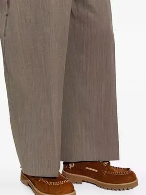 Moschino Suede Boat Loafers