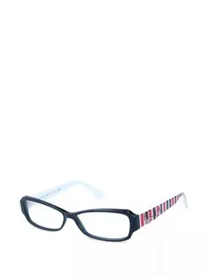 Alexander McQueen Rectangle Frame Eyeglasses - Black