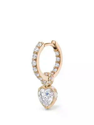 ANABELA CHAN Petite Heart Lab-grown Diamond Earrings