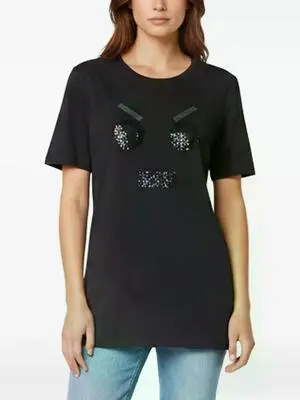 Fendi Embellished Crewneck T-shirt
