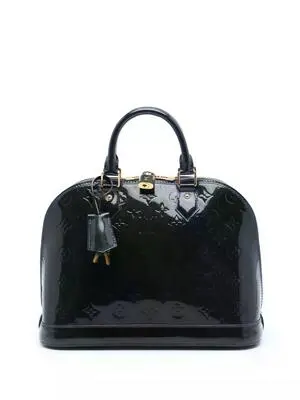 LOUIS VUITTON 2013 Monogram Vernis Alma Pm Handbag - Green