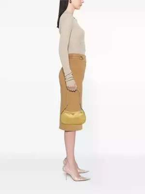 Prada 2000-2013 Tessuto Chain Shoulder Bag - Yellow