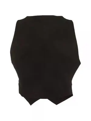 Magda Butrym Floral-appliqué V-neck Vest