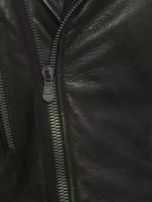 Balenciaga Fitted Zip-up Leather Jacket