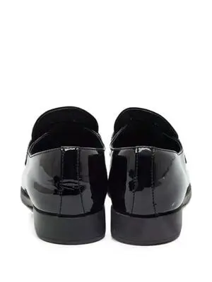 Prada Triangle Patent Leather Loafers