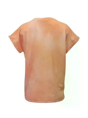 Balmain Tie-dye Logo Print Cotton T-shirt