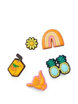 CROCS Jibbitz Sunshine Charms Set Of Five - Orange