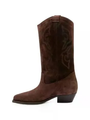 Ba&sh Western-style Suede Boots