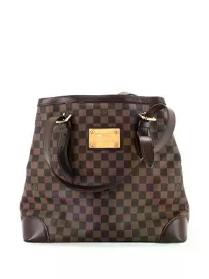LOUIS VUITTON Damier Gm Tote Bag - Brown