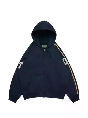 DENIM TEARS Chenille Patch Zip-up Hoodie