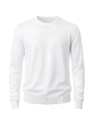 GRAN SASSO Ribbed-trim Crew-neck Sweater - White
