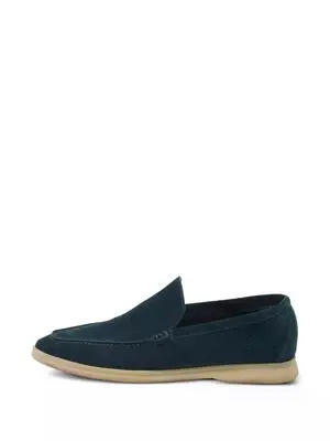 Loro Piana Round Toe Loafers For Men