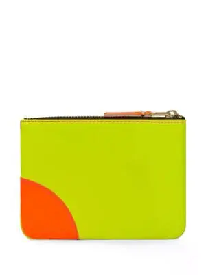 Comme Des Garçons Super Fluo Group Logo-print Wallet - Pink