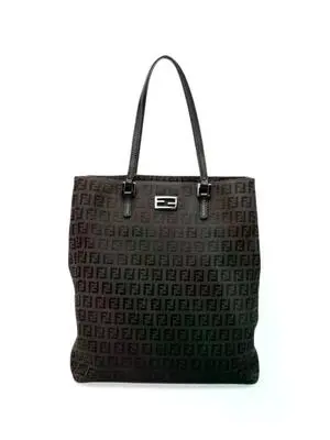 Fendi Zucchino Canvas Tote Bag
