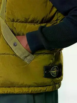 Stone Island Nylon Metal Econyl Down Vest - Green