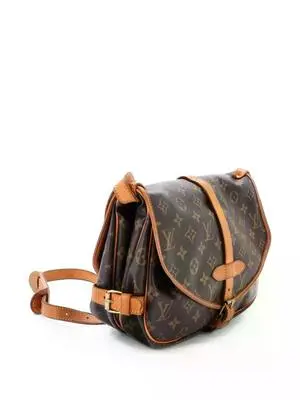 LOUIS VUITTON Saumur Handbag Monogram Canvas 30 Crossbody Bag