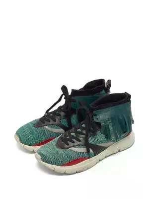 Valentino Garavani Heroes Tribe Fringed Knit Sneakers