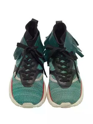 Valentino Garavani Heroes Tribe Fringed Knit Sneakers