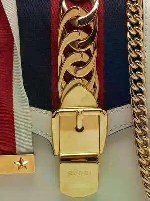 Gucci Sylvie Mini Bag With Gold-tone Chain Strap