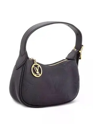 LOUIS VUITTON Monogram Empreinte Giant Mini Hobo Bag - Black