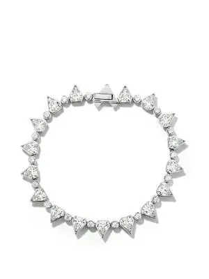 DI VOLPE Lo Scudo Sapphire Tennis Bracelet - Silver