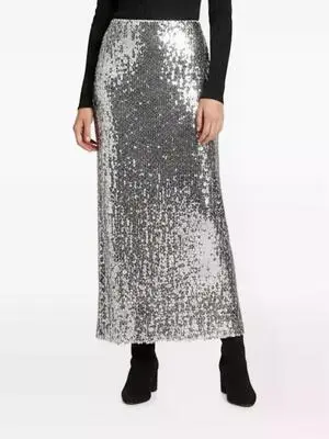 Ronny Kobo Sequin-embelished Maxi Skirt