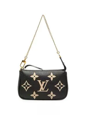 LOUIS VUITTON Bicolor Monogram Empreinte Mini Pochette Accessoires Handbag