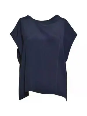 MOMONI MOMONÌ Cap-Sleeve Boat-Neck Top