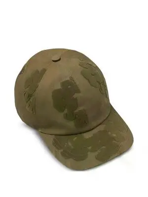 DENIM TEARS Cotton Wreath Flocked Cap - Neutrals