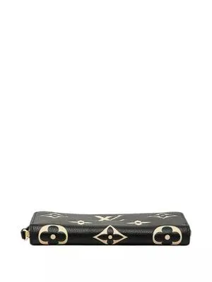 LOUIS VUITTON 2010-2026 Bicolor Monogram Empreinte Giant Zippy Wallet Long Wallets