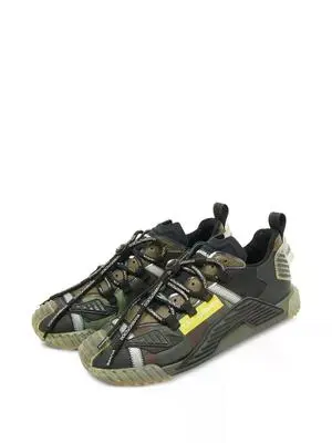 Dolce & Gabbana Camouflage Print Lace-up Sneakers