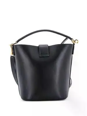 Celine Small Bucket Bag In Leather - Black